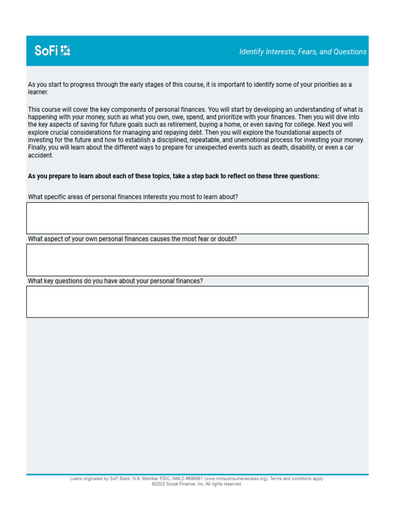 Personal Finance Course: Key Insights | PDF
