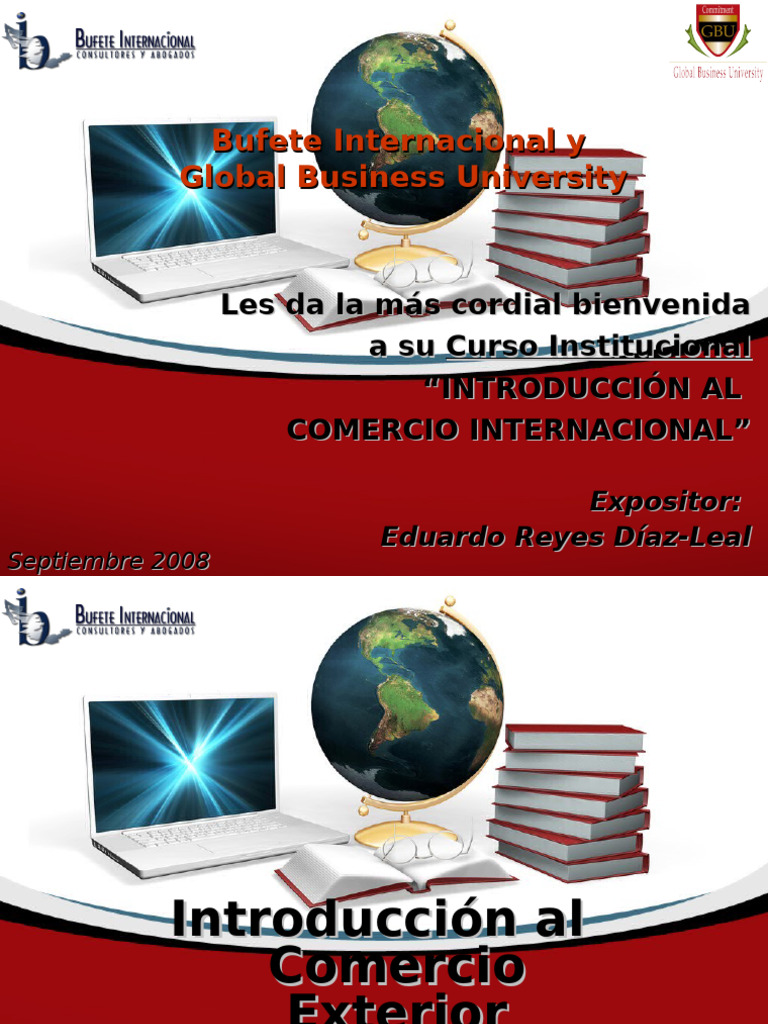 Curso de Introducción al Comercio Internacional | PDF | Logística | aduana