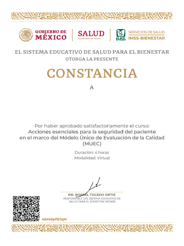 Constancia | PDF