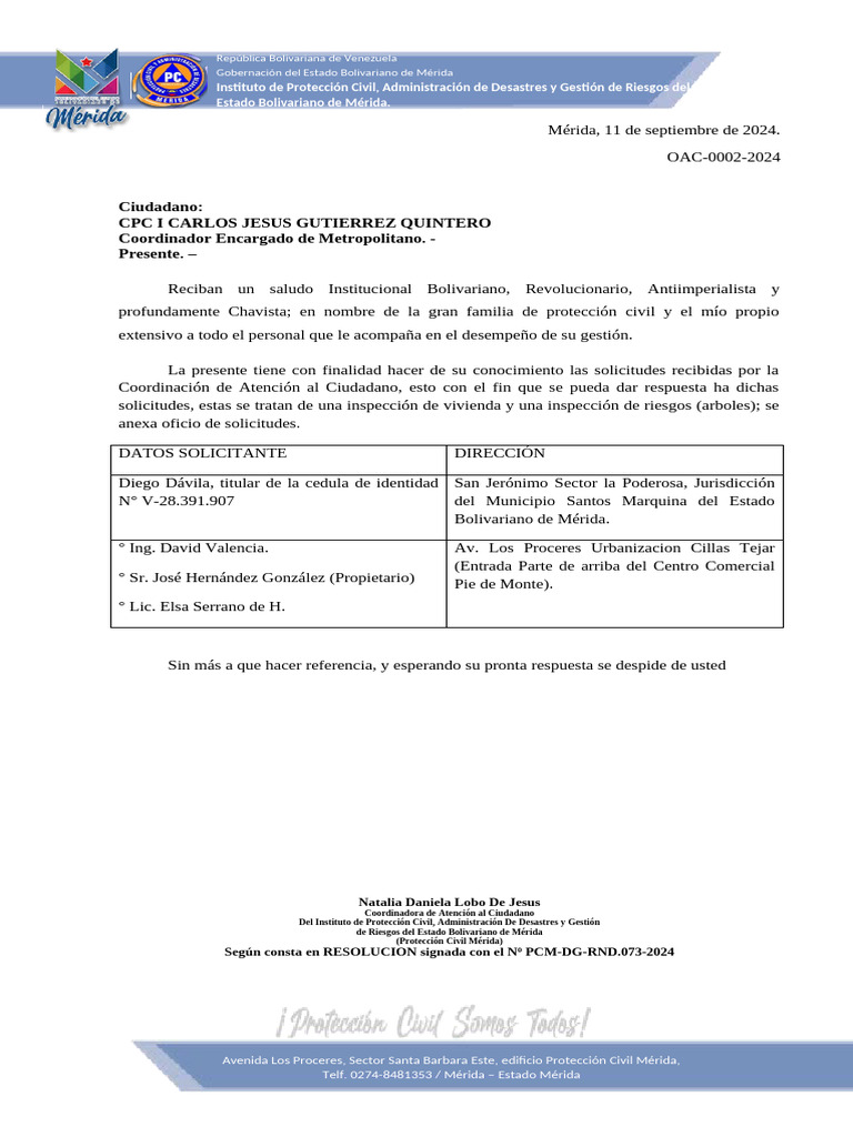 Solicitud de Inspección de Vivienda y Riesgos | PDF