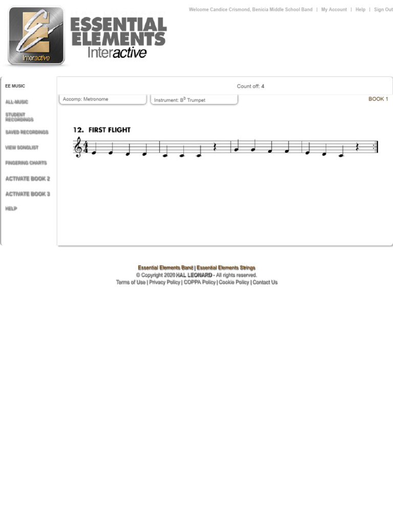 Essential Elements Interactive #12 | PDF