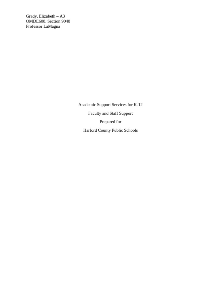 Assignment 3 (1) | PDF | Mentorship | Behavior Modification