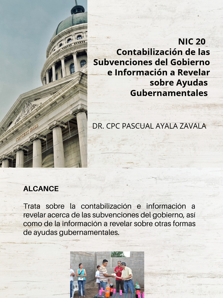 NIC 20 AYUDAS GUBERNAMENTALES 1a | PDF | Otorgar dinero) | normas ...