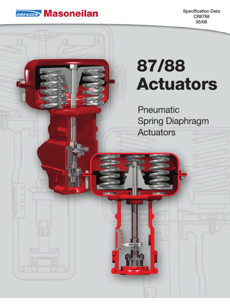 actuador masoneilan 87-88 | Steel | Valve