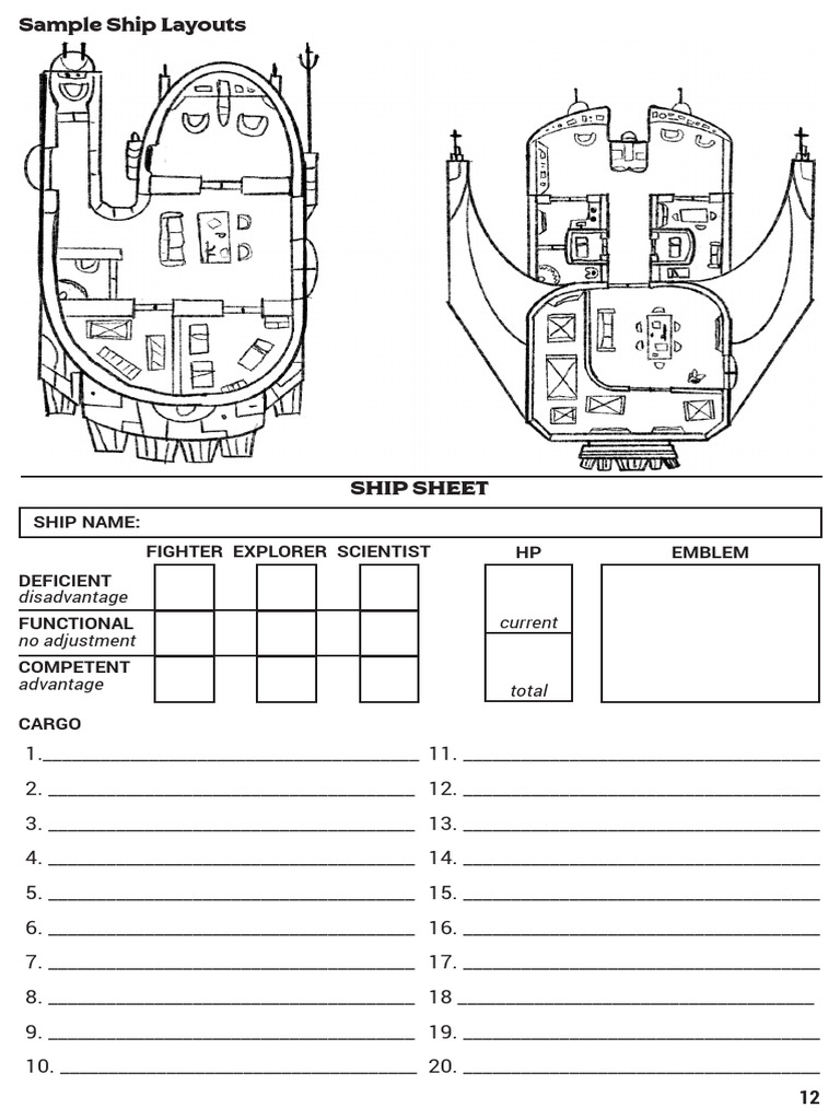 Ship Layouts and Specifications Guide | PDF