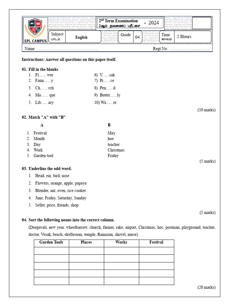 Grade 04 English Pdf