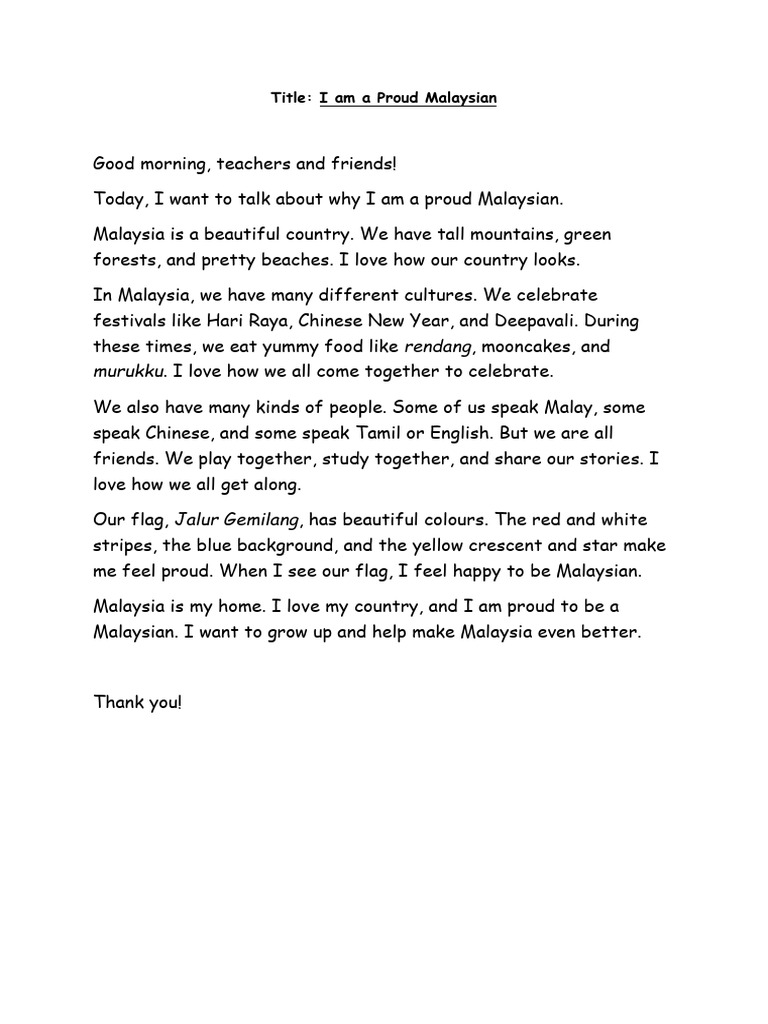 Year 1 3 Minutes Speech | PDF | Travel