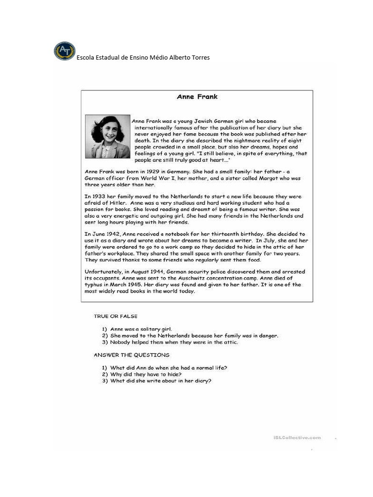 Anne Frank | PDF