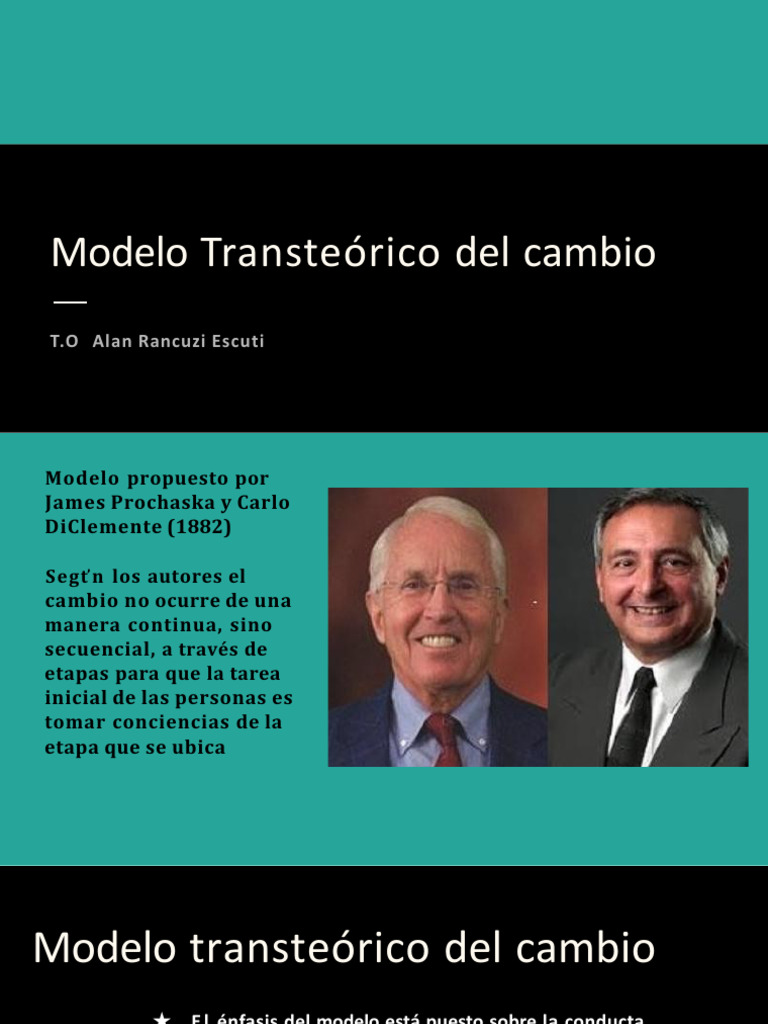 Modelo Transteórico del Cambio en Psicología | PDF | Las emociones ...