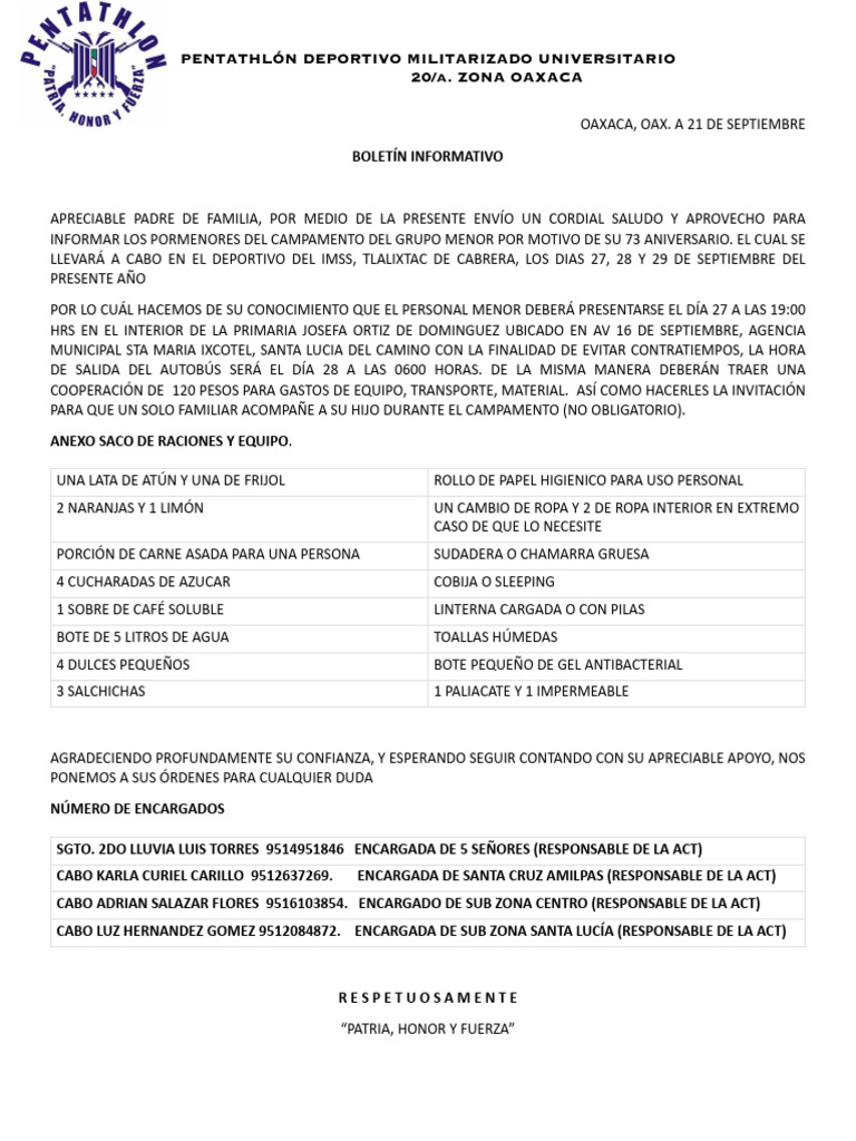 Formato de Boletin | PDF