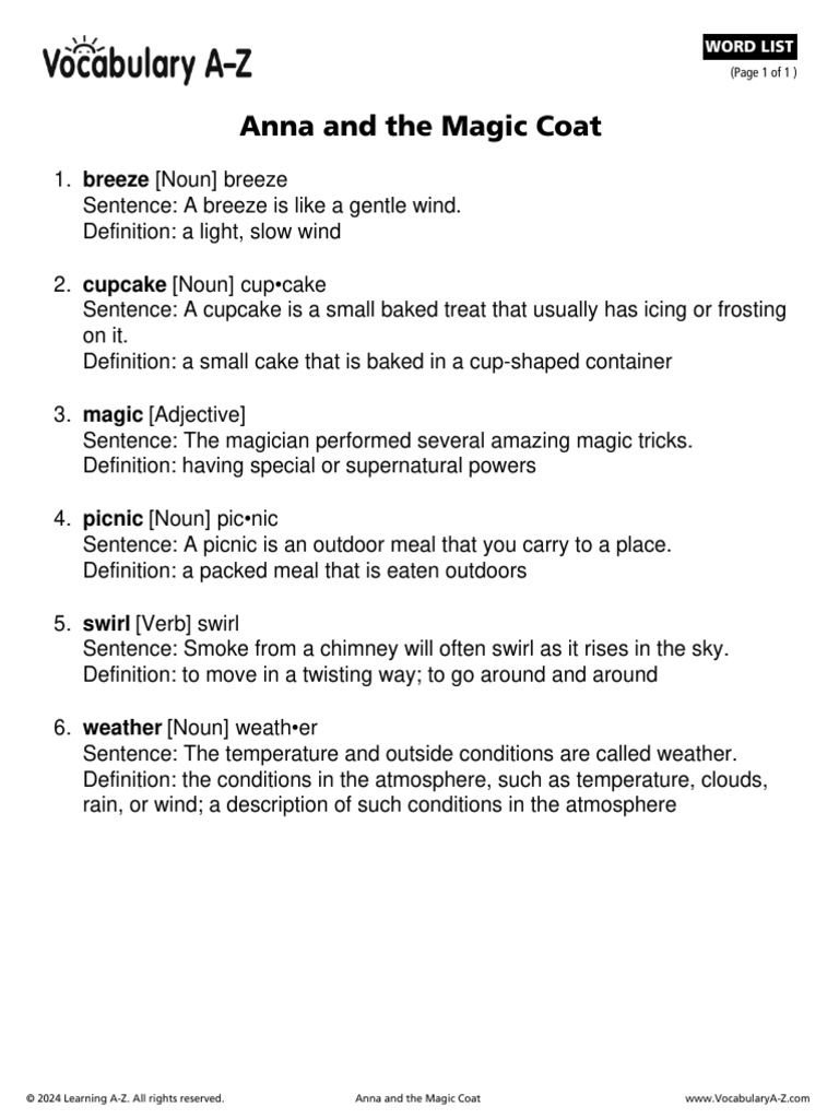 Anna and the Magic Coat | PDF | Noun | Wound