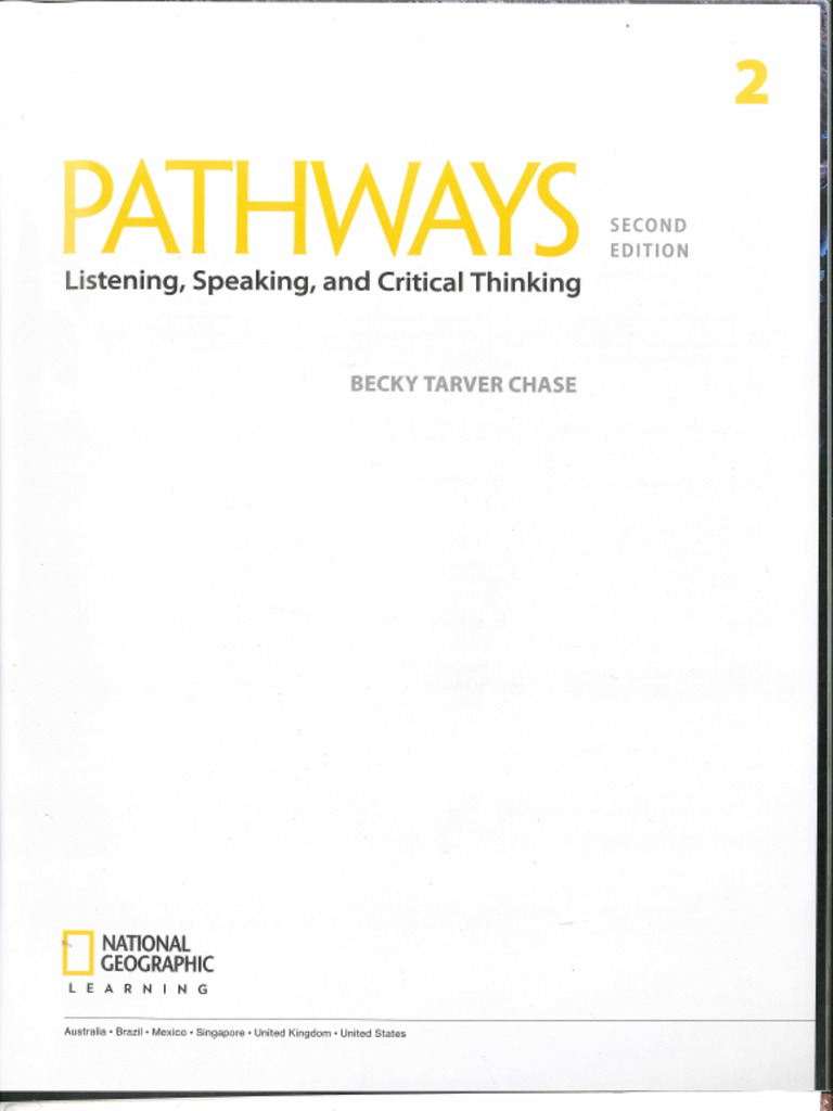 Giáo Trình Chính - Pathways Listening and Speaking 2 | PDF