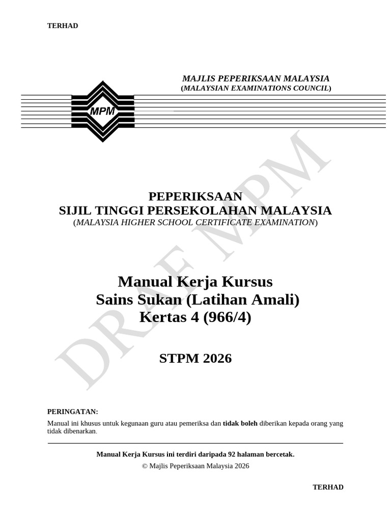 Manual Sains Sukan 08102024 | PDF