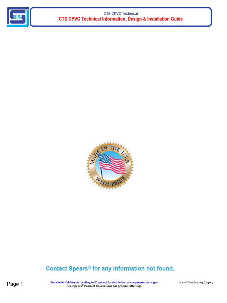 Spears NSF | PDF | Pipe (Fluid Conveyance) | Water Heating