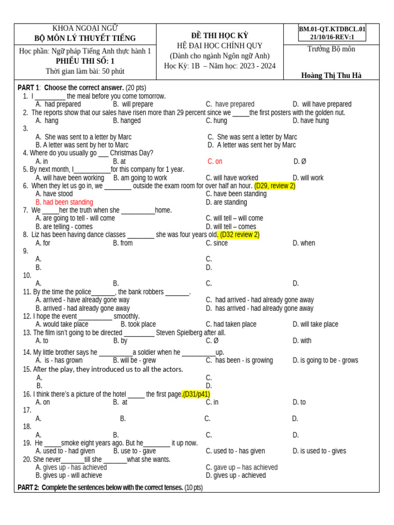 Test - Sample Form | PDF