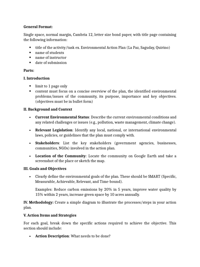 Environmental Action Plan Guidelines | PDF | Climate Change Mitigation ...