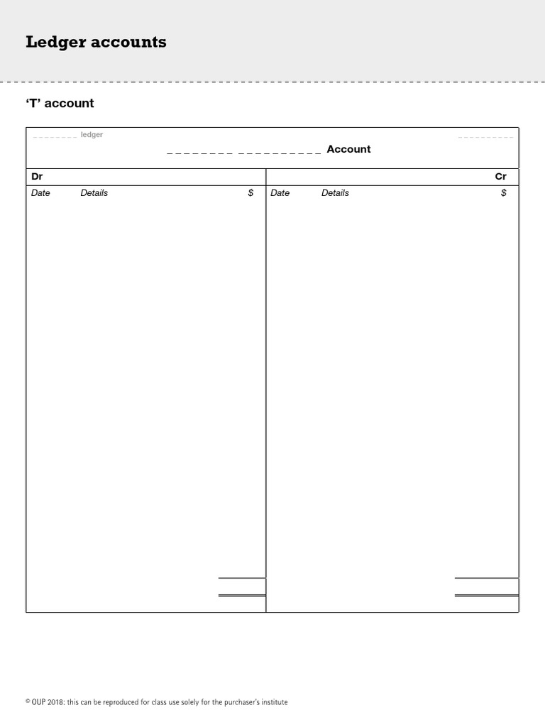 T Account Format | PDF