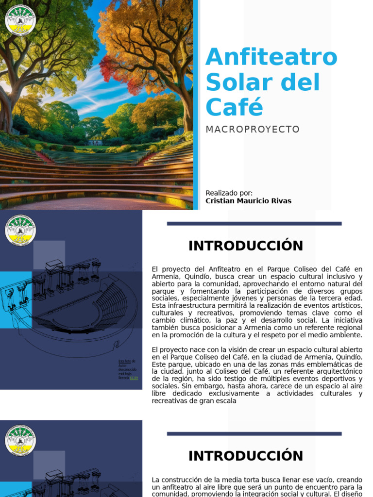 Anfiteatro Solar Del Café | PDF | Sustentabilidad | Entorno natural