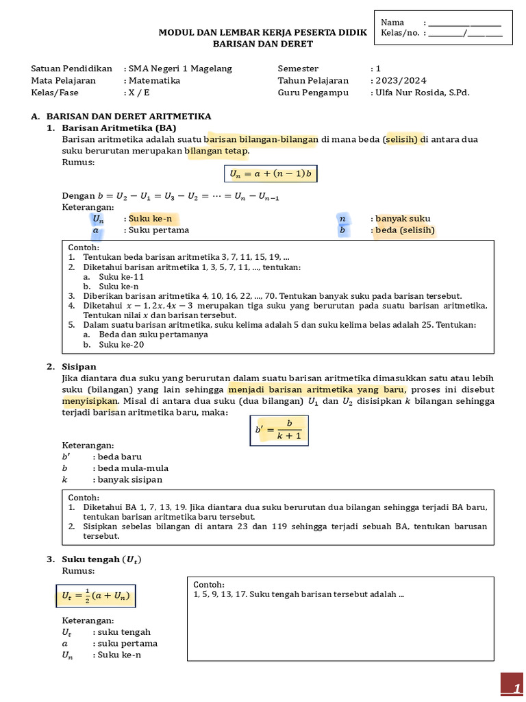 Modul Dan Lat | PDF