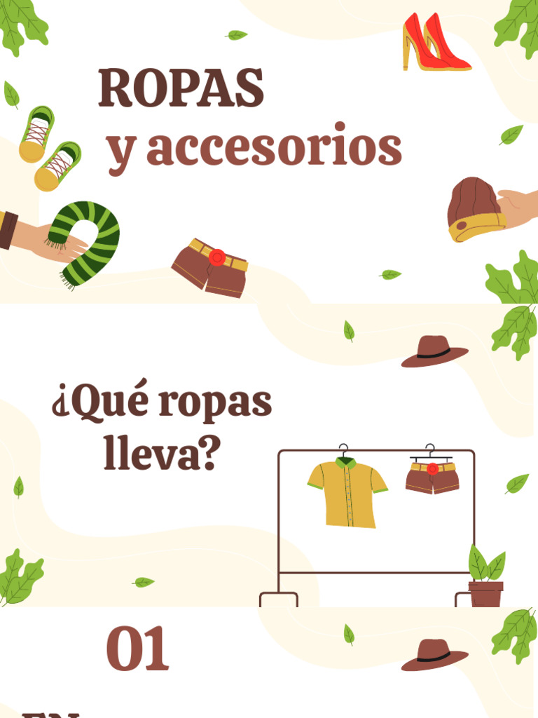 E2 - Ropas y Accesorios | PDF | Ropa | Traje de baño