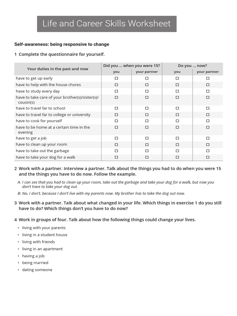 BTP L2 Life WS U8 | PDF