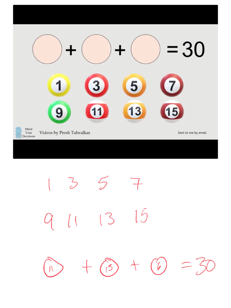 Billiard Ball Puzzle | PDF