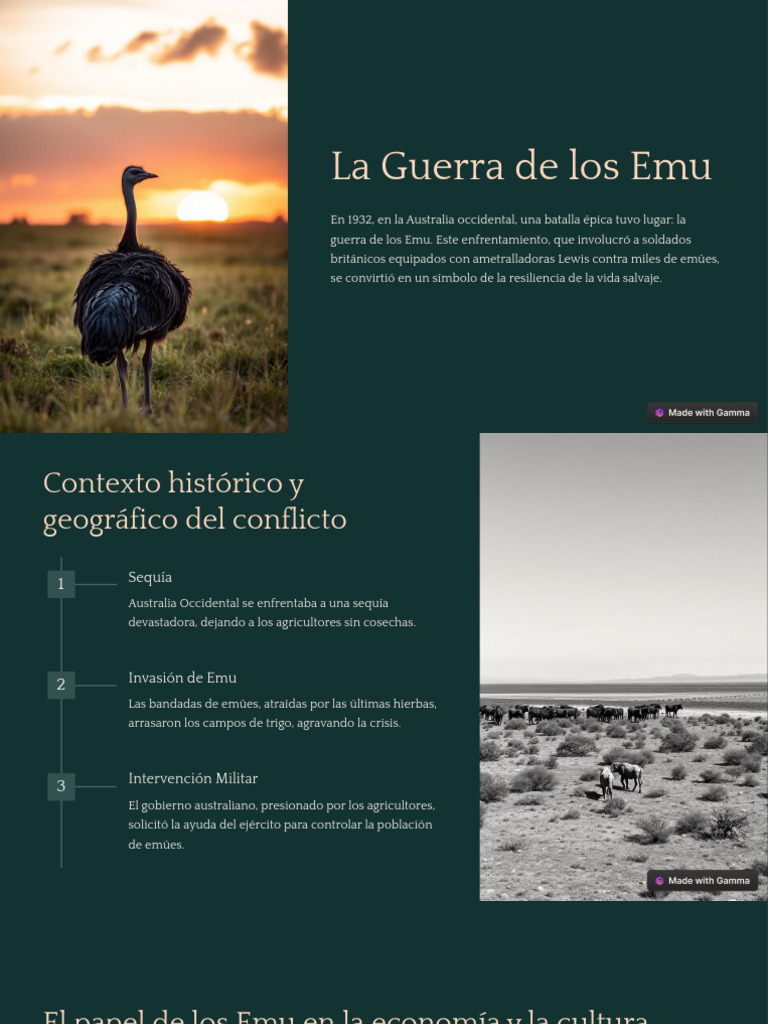 La Guerra de Los Emu | PDF | Australia | Conflictos