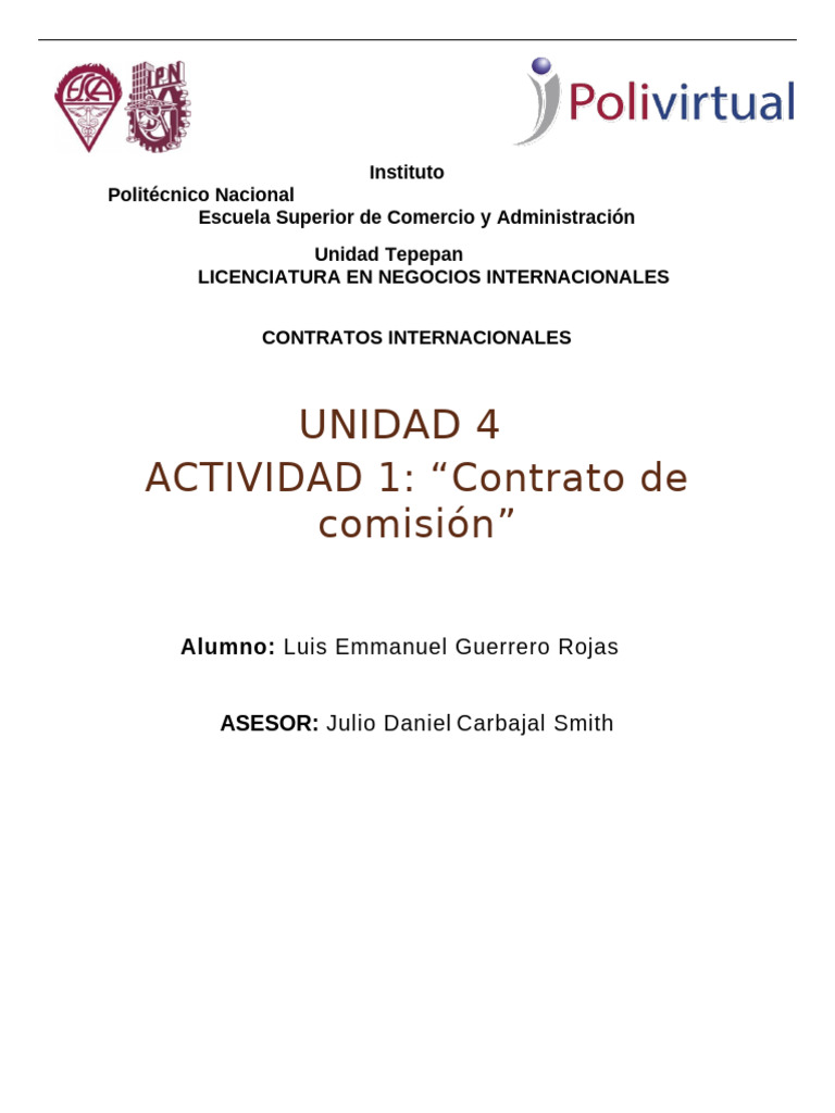 U4A1 Guerreror Luisemmanuel | PDF | El comercio internacional | Economias