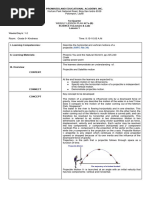 A DETAILED LESSON PLAN FOR PROJECTILE MOTION | PDF | Projectiles ...