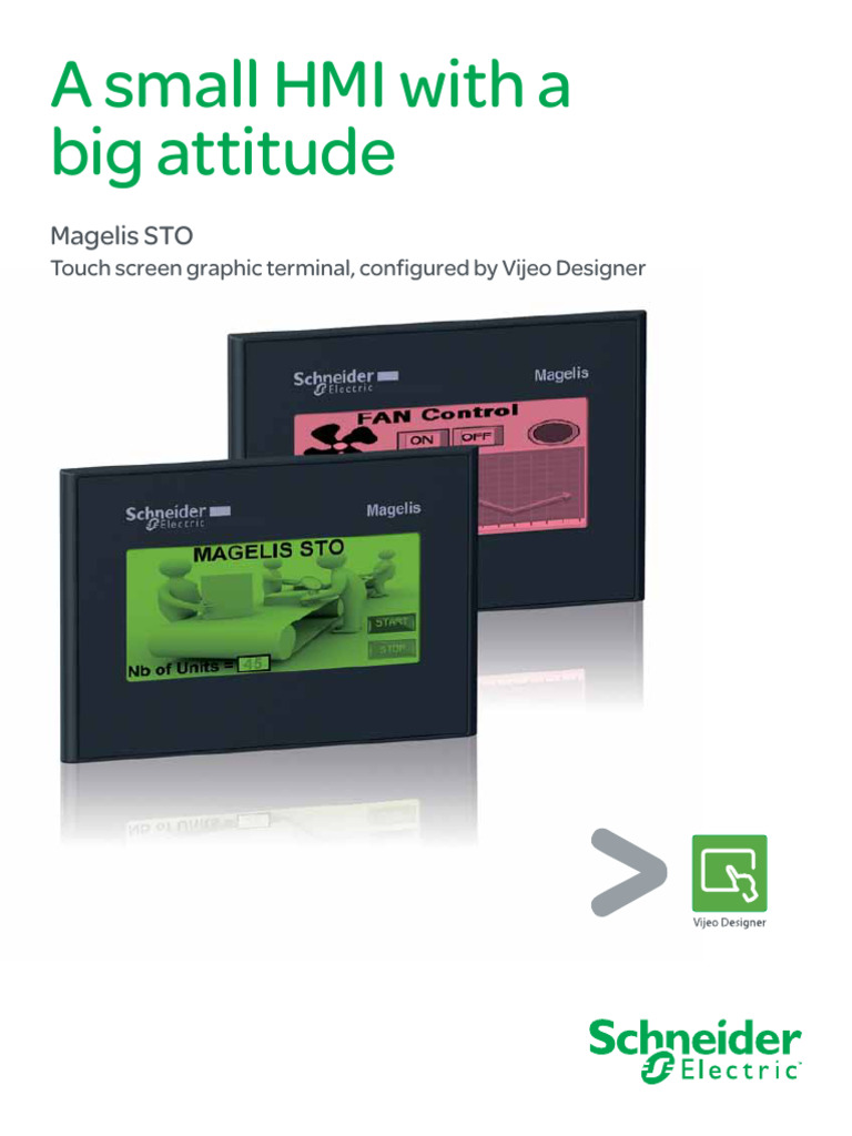 A Small HMI With A Big Attitude: Magelis STO | PDF | Usb | Usb Flash Drive