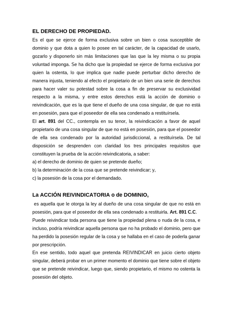 Materia Civil | PDF | Posesión (Ley) | Propiedad