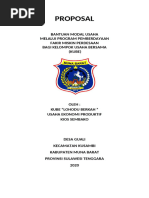 Proposal Permohonan Bantuan Dana Modal Usaha Lengkap | PDF