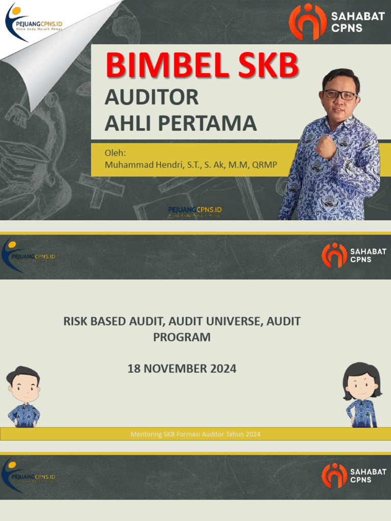 Risk Based - Audit Plan, Audit Universe, Audit Program | PDF | Bisnis ...