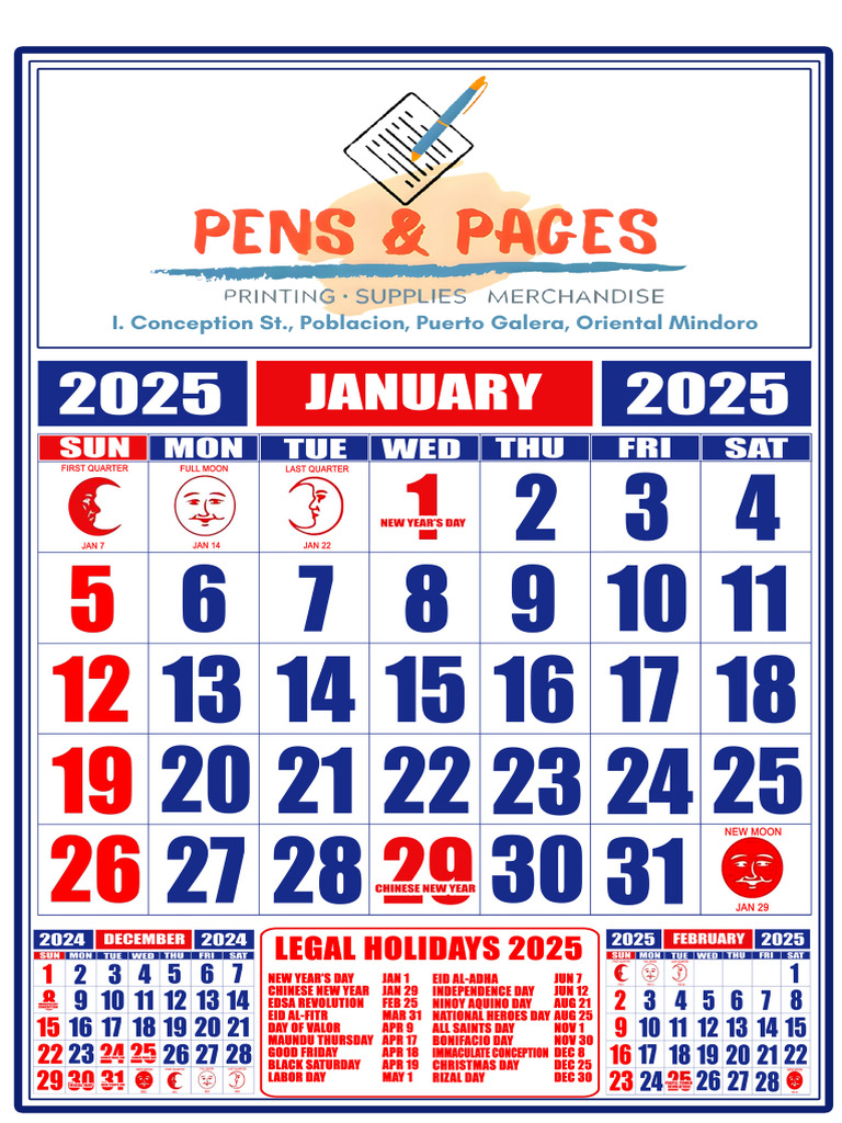 A4 Commercial Calendar | PDF