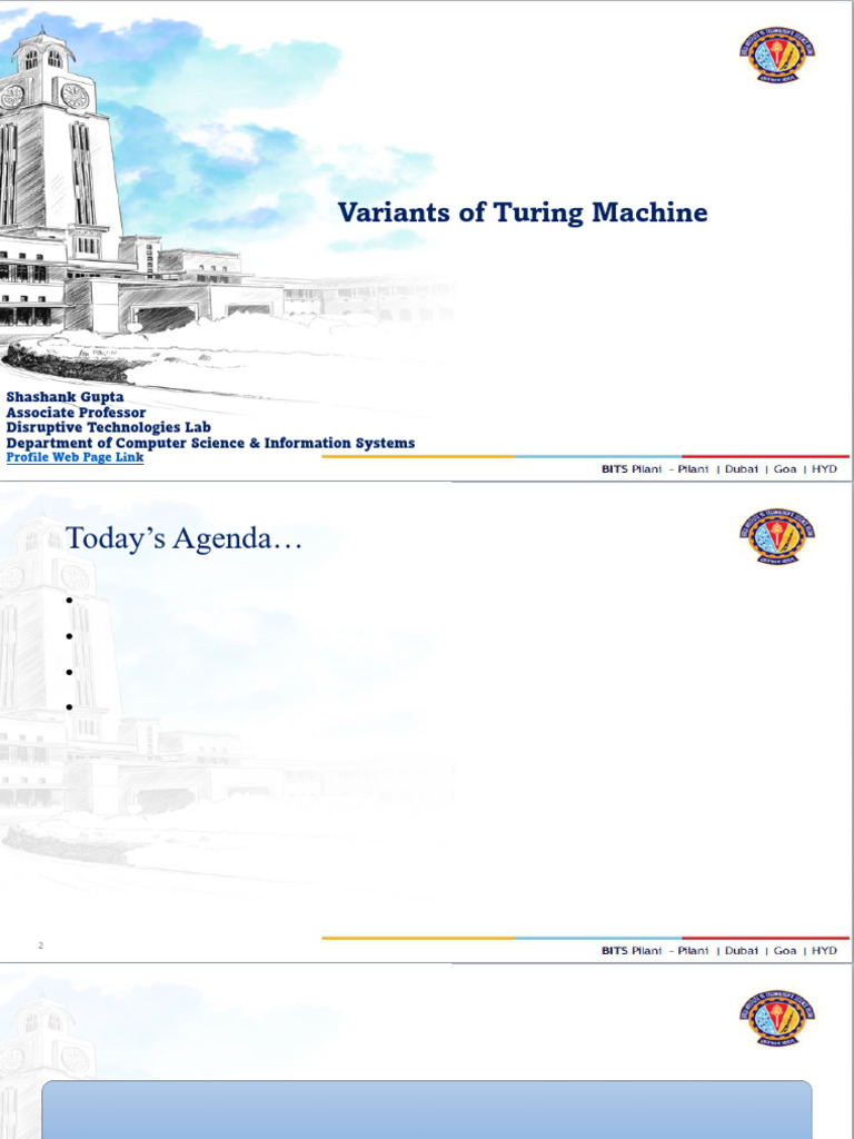 Variants of Turing Machine | PDF | Combinatorics | Theoretical Computer Science