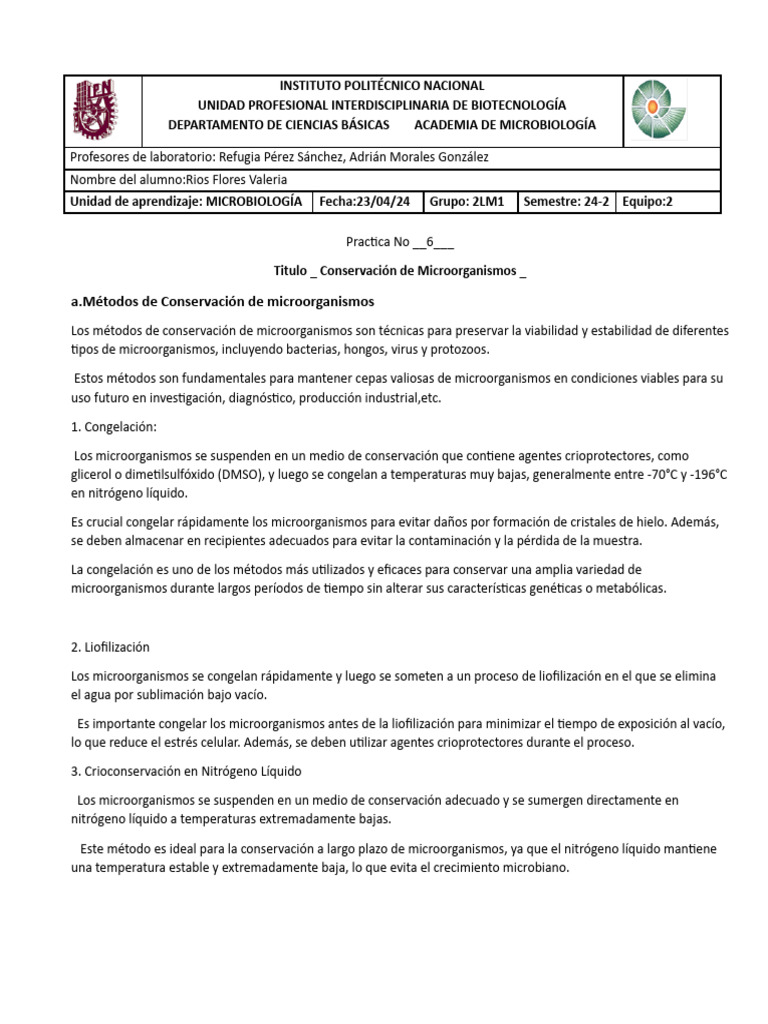 Ap 6 2lm1-Rifv | PDF | Microorganismo
