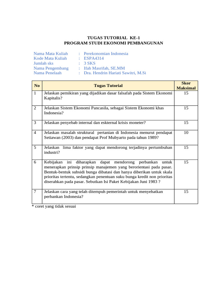 Primalia Amanda - Tugas 1 Perekonomian Indonesia | PDF | Pengelolaan Keuangan & Uang