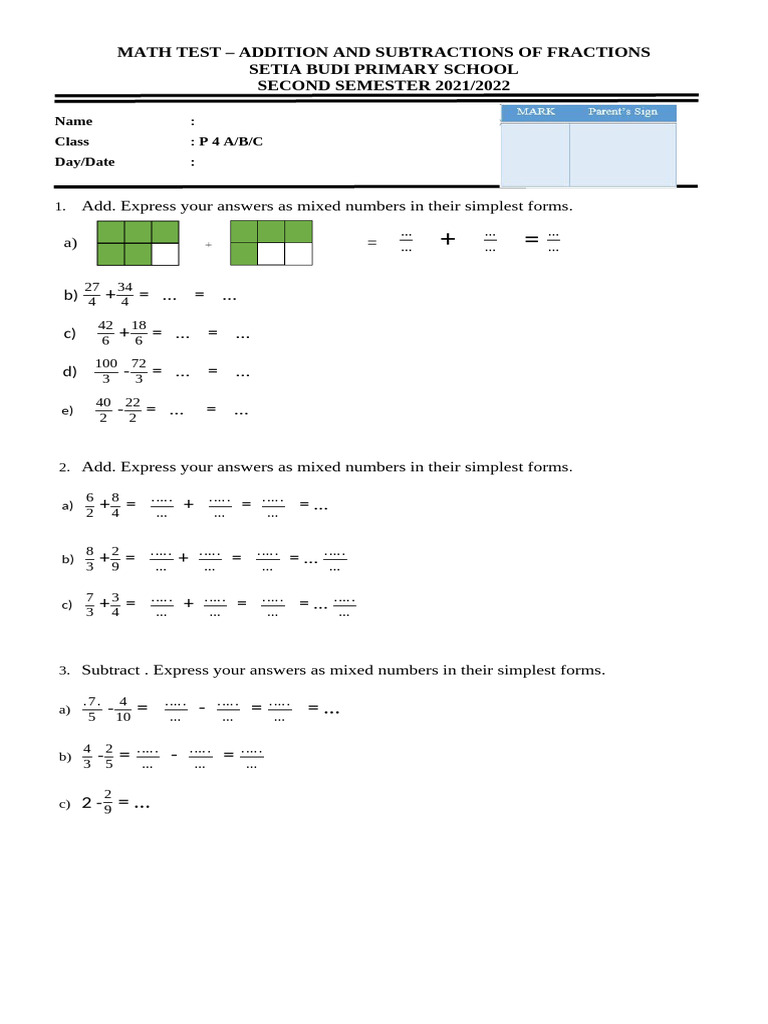 math unit 9 kelas 4 | PDF | Division (Mathematics) | Mathematical Notation