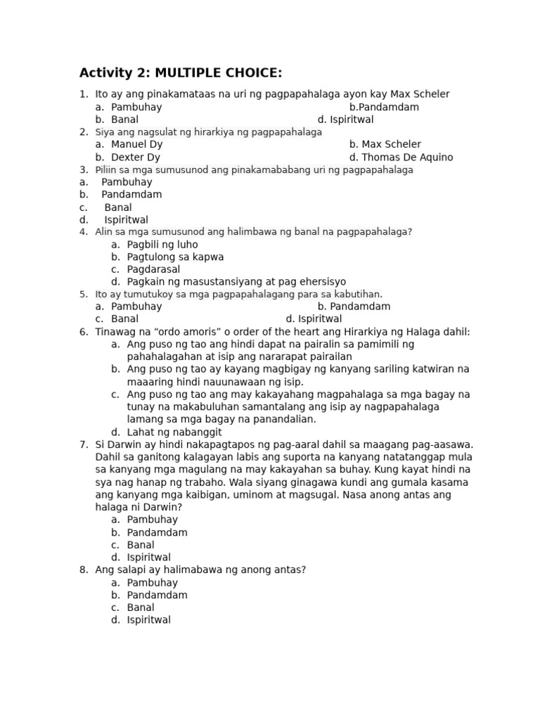 Activity 2 ESP | PDF