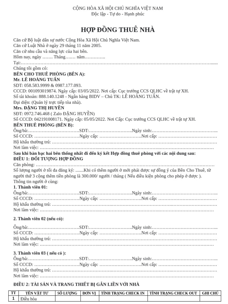 H P Đ NG Thuê Phòng CCMN | PDF