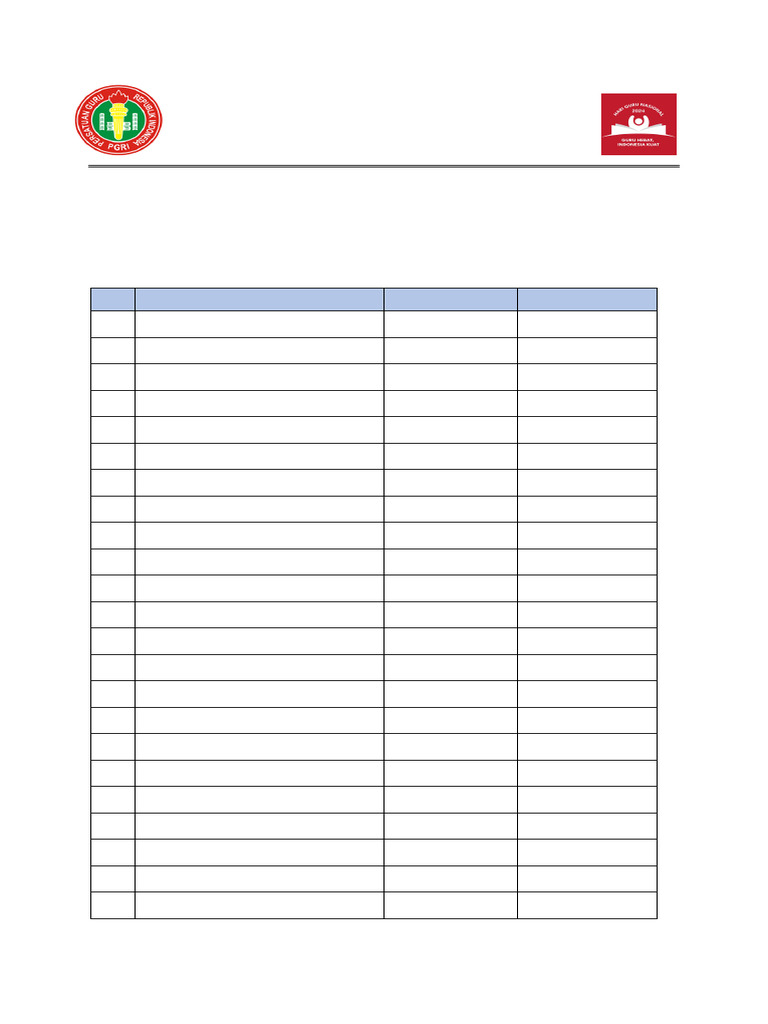 Daftar Susunan Pemain Sepak Bola | PDF