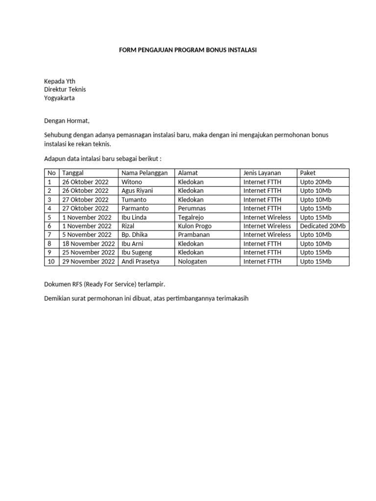 Pengajuan Bonus 2022 Rev 2 | PDF