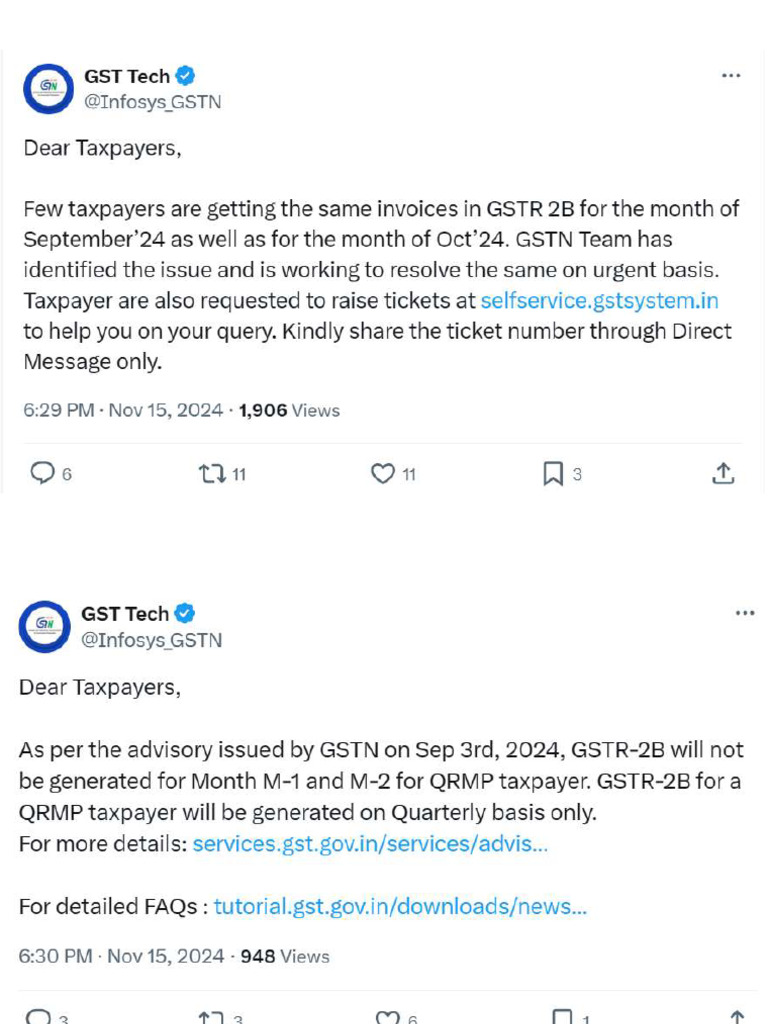 GSTN 15.11.2024 | PDF
