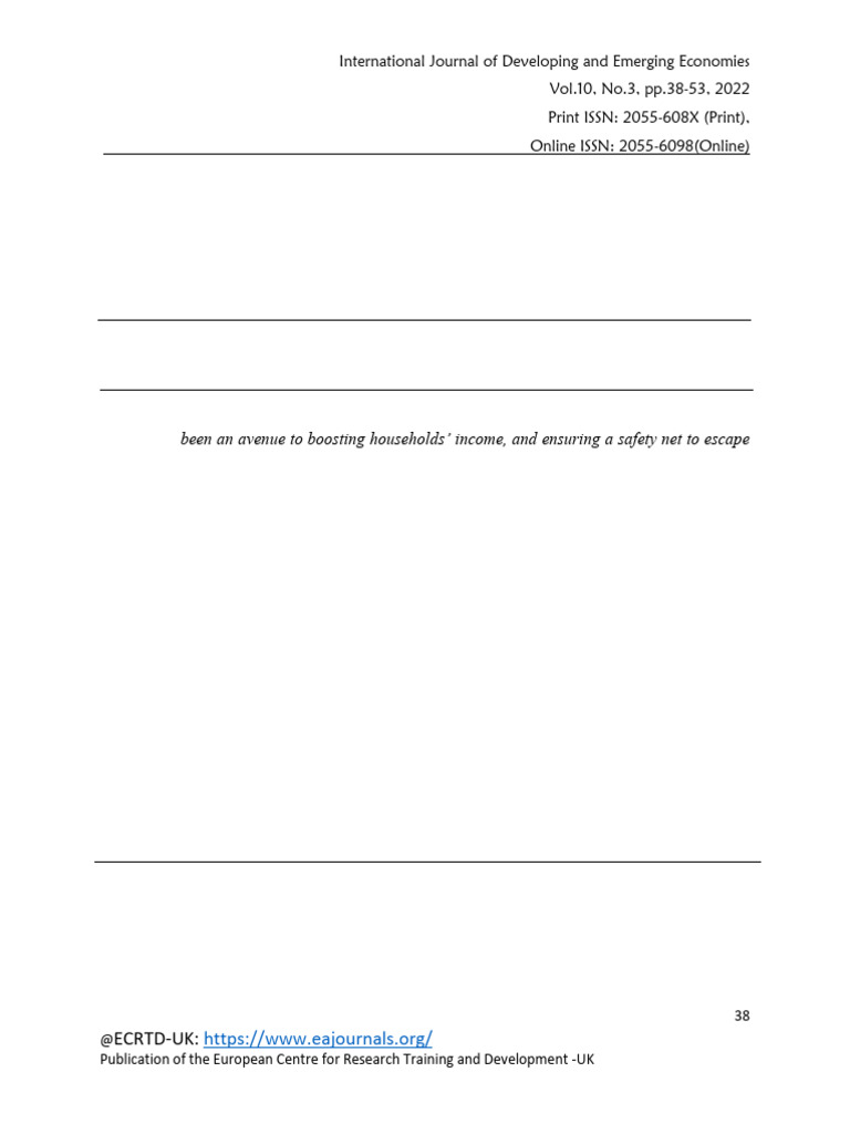 Effect of Cooperative Membership and Livelihood Diversification On Income | PDF ...