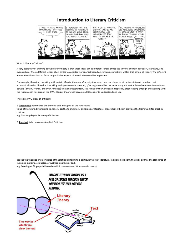 Introduction to Literary Criticism | PDF | Marxism | Ideologies