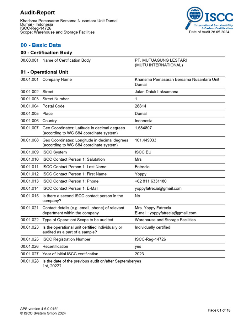 MainAudit 14726 Complete | PDF | Audit | Internal Audit
