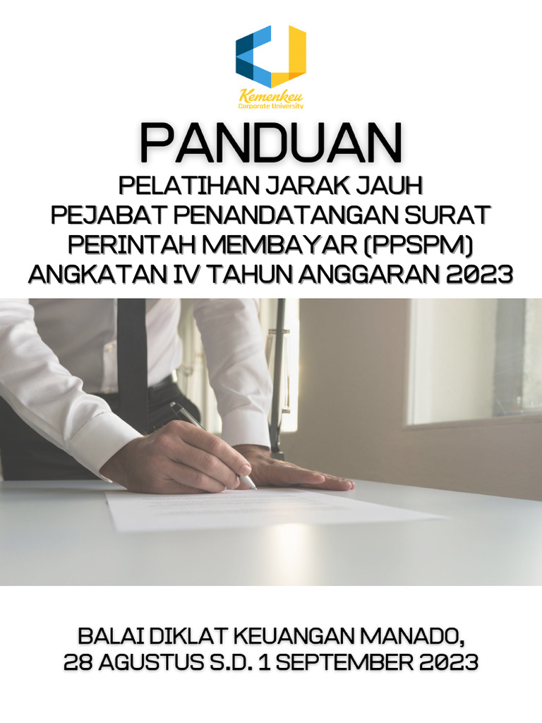 Panduan PJJ PPSPM IV 2023 | PDF