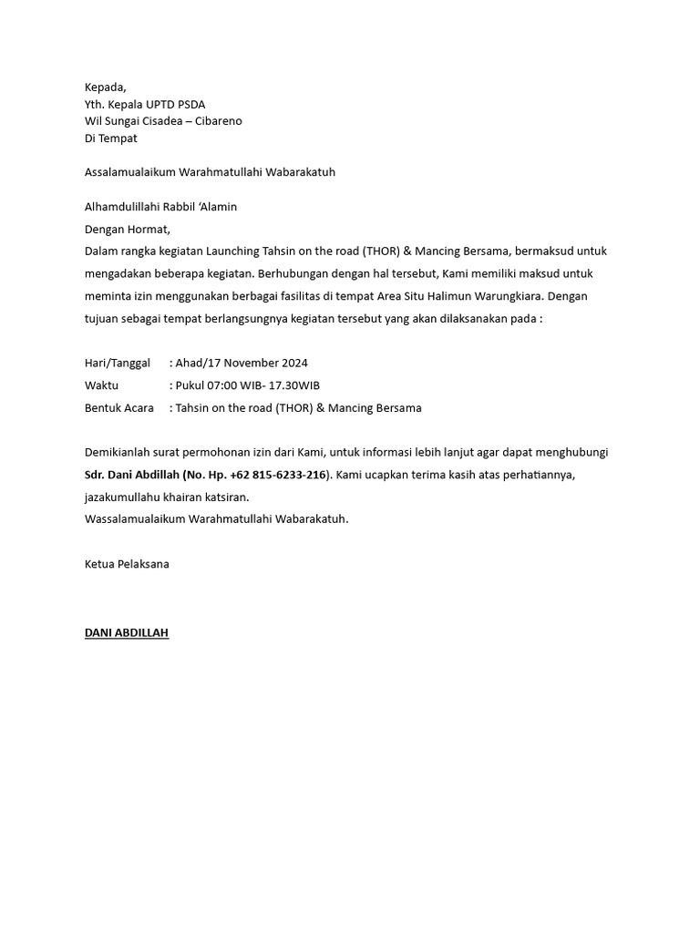 Permohonan Ijin Lokasi | PDF | Bisnis | Hukum