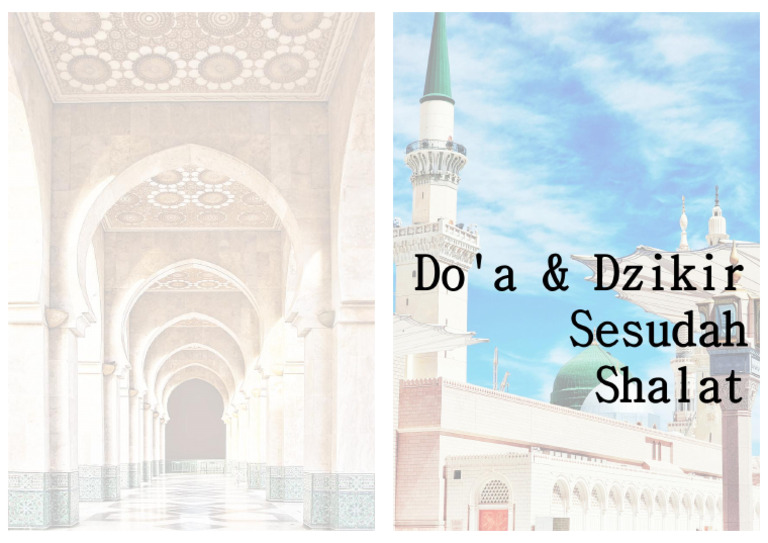 Cover Doa & Dzikir | PDF