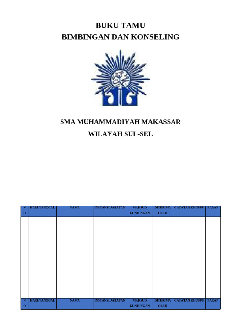 Buku Tamu | PDF